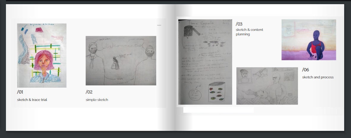 2nd year – Creativity and self-reflection: digital art portfolio