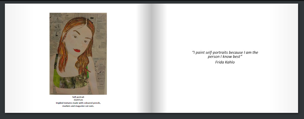 2nd year – Creativity and self-reflection: digital art portfolio